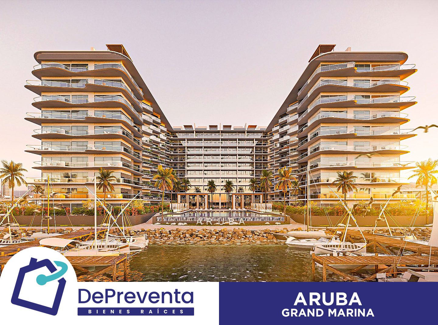 Aruba Grand Marina Condominios - DePreventa Bienes Raíces - Condominios ...